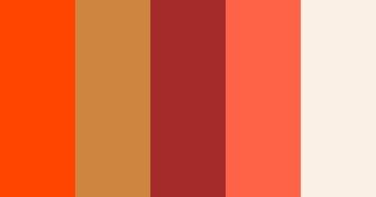 Coral Fall Crimson Japanese Cream Soft Amber Color Palettes - ColorMagic