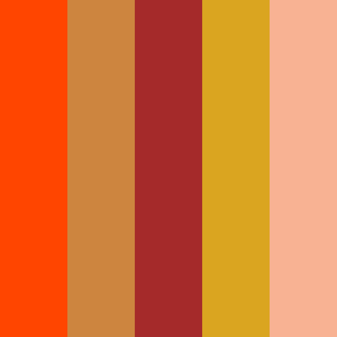 Coral Fall Crimson Medieval Apricot Muted Cream Color Palettes - ColorMagic
