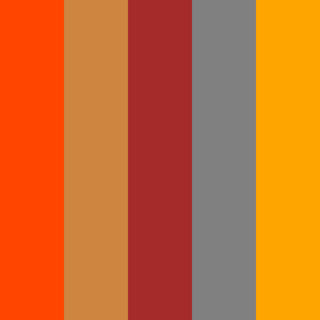 Coral Fall Crimson Monochromatic Sun Forest Royal Brown Color Palettes ...