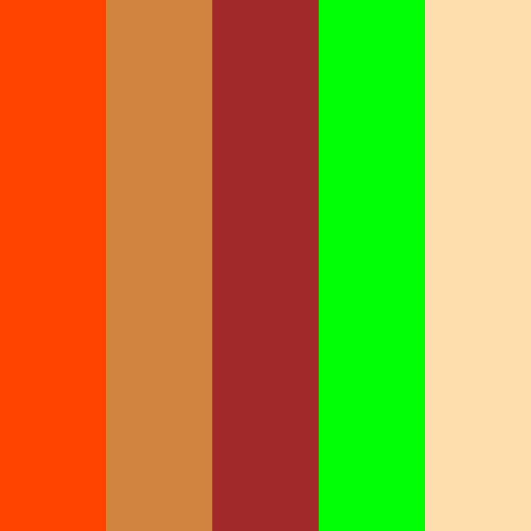 Coral Fall Crimson Rainbow Peach Zombie Sunset Color Palettes - ColorMagic