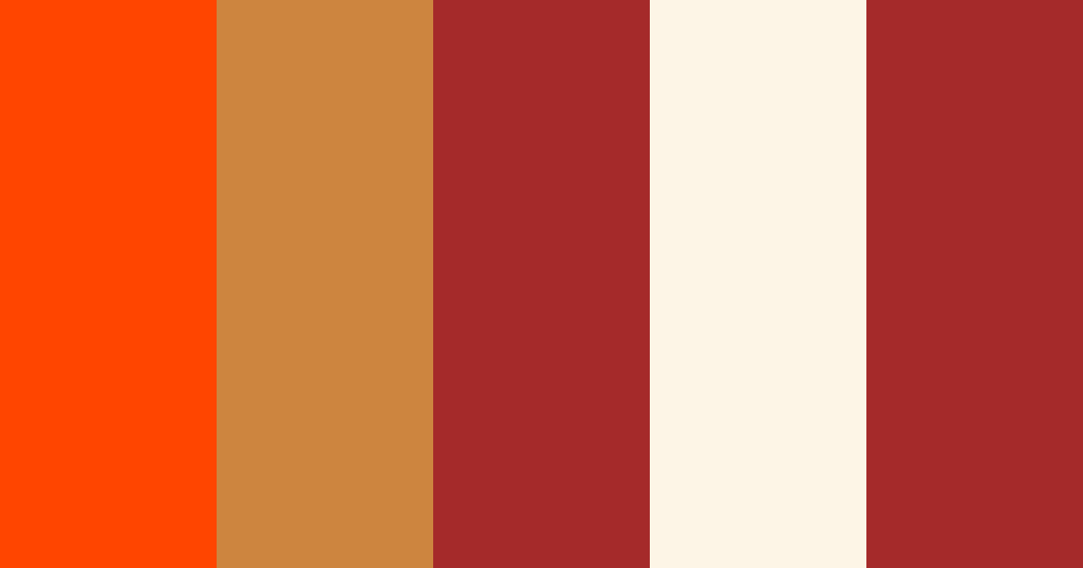 Coral Fall Crimson Soft Brown Aesthetic Color Palettes - ColorMagic