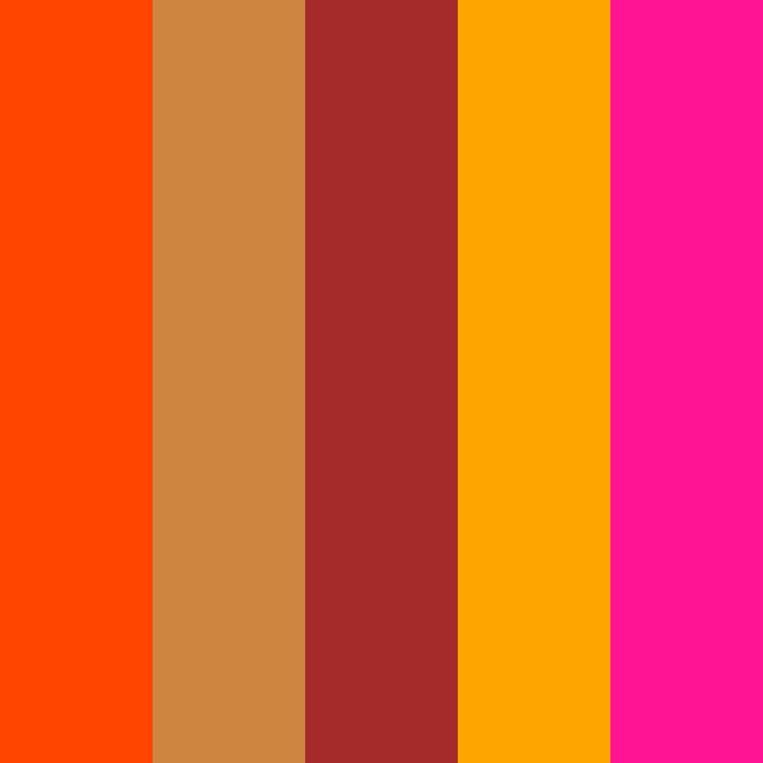 Coral Fall Crimson Sun Psychedelic Ocean Color Palettes - ColorMagic