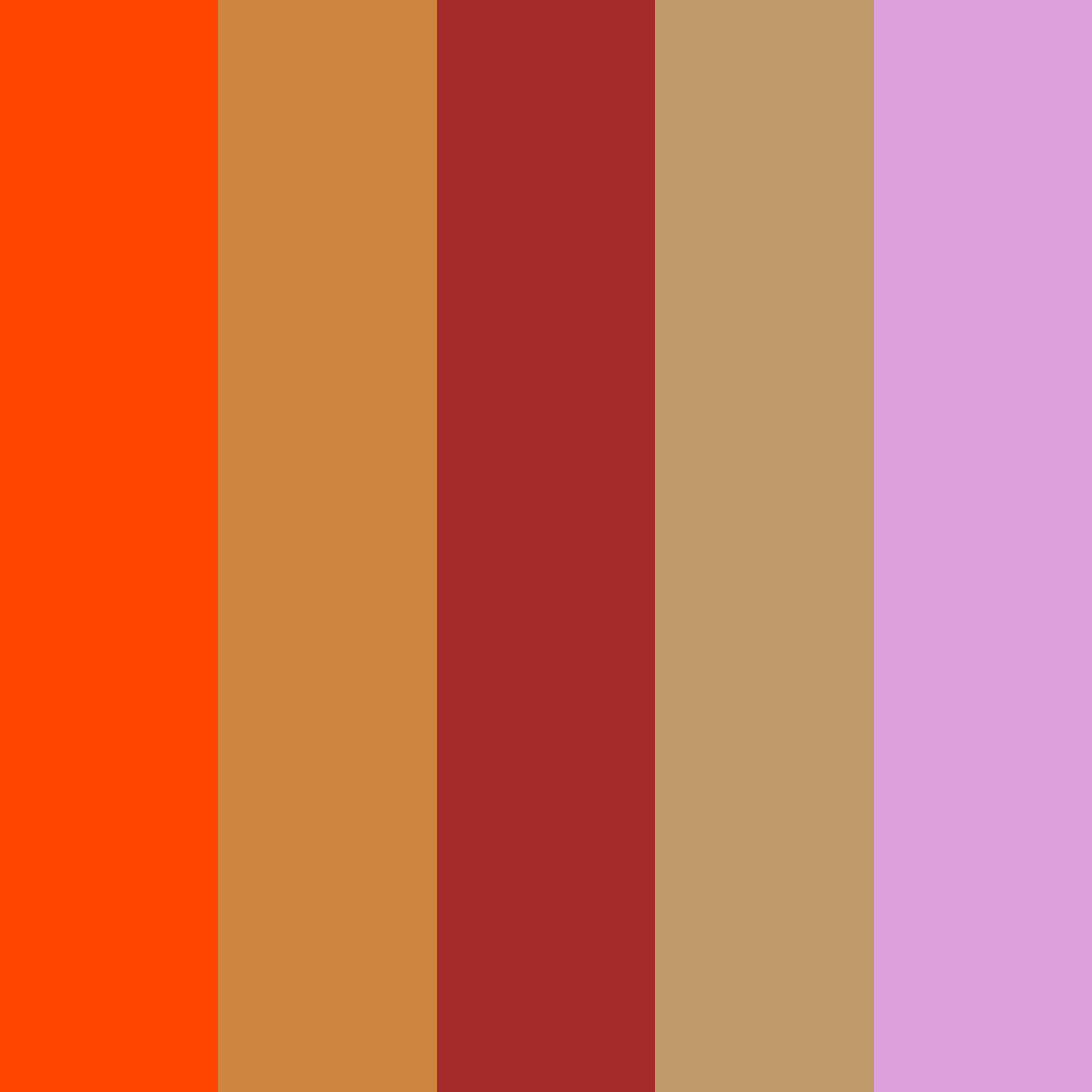 Coral Fall Crimson Tan Lavender Fire Light Color Palettes - ColorMagic