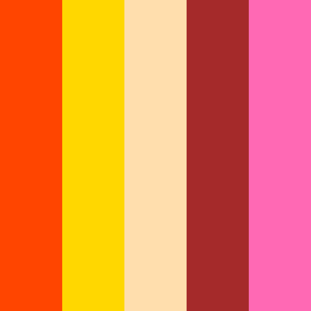 Coral Fire Peach Crimson Vibrant Black Indigo Color Palettes - ColorMagic