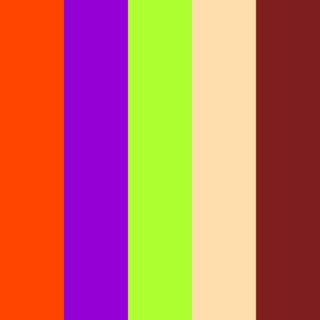 Coral Purple 90s Peach Auburn Crimson Light Color Palettes - ColorMagic