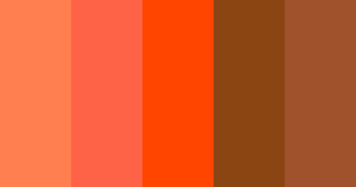 Coral Rustic Color Palettes - ColorMagic