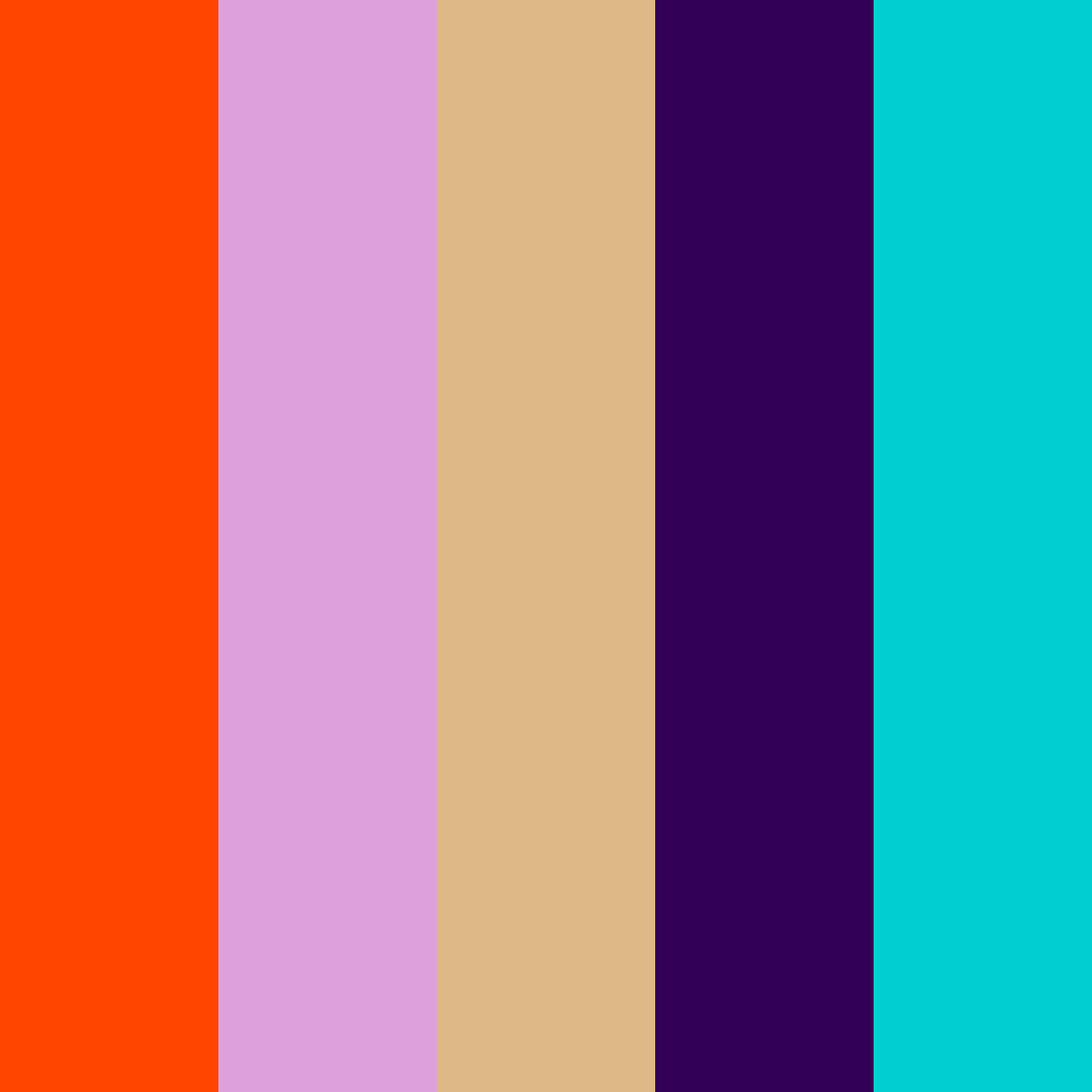 Coral Violet Desert Indigo Aqua Dark Color Palettes - ColorMagic