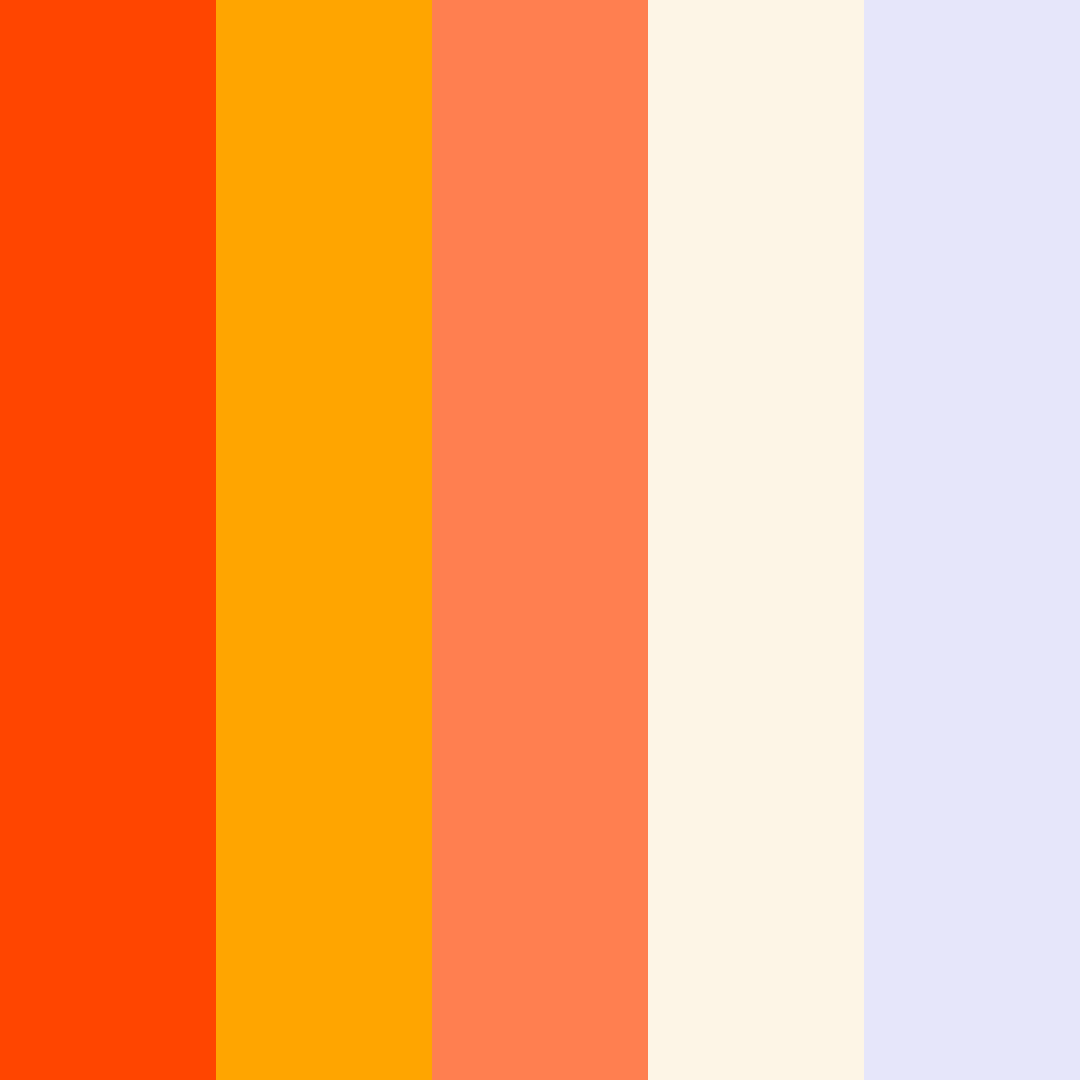 Coral Yellow Hawaii Soft Pastel Hazel Color Palettes - ColorMagic