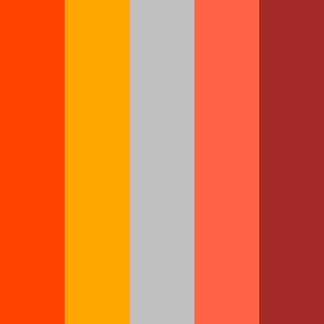 Coral Yellow Neutral Hippie Crimson Amber Color Palettes - ColorMagic