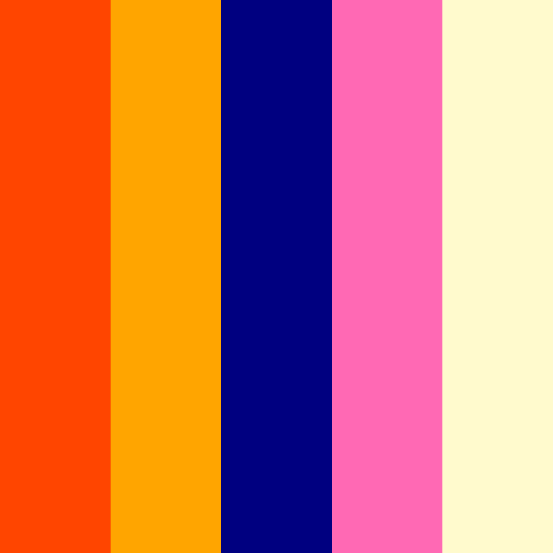 Coral Yellow Royal Vibrant Light Color Palettes - ColorMagic