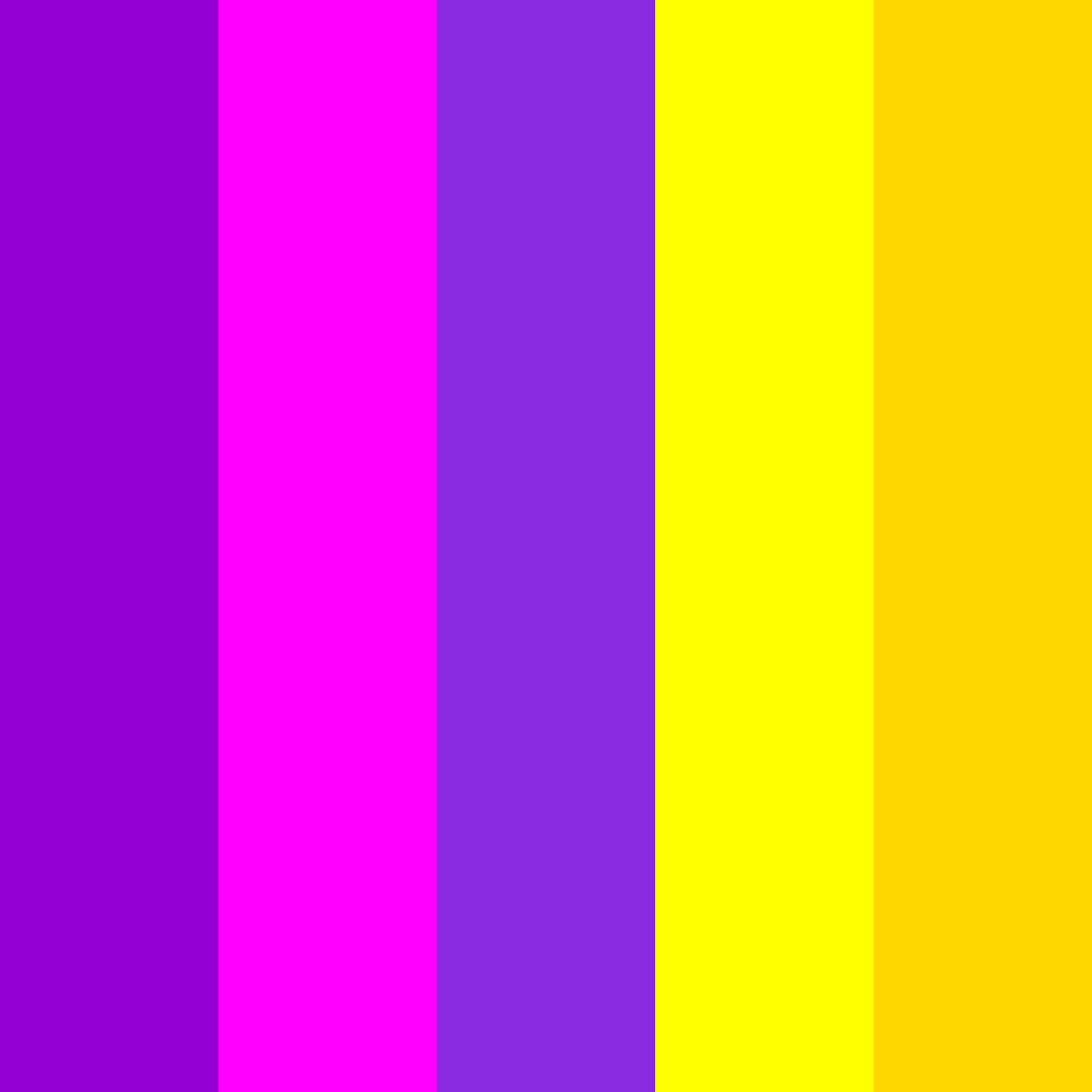Cyberpunk Yellow Color Palettes - ColorMagic