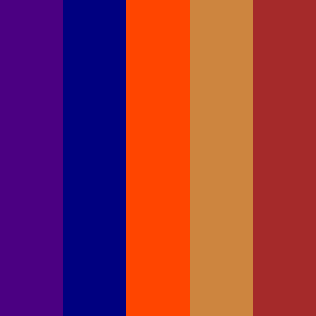 Dark Royal Coral Fall Crimson Violet Indigo Color Palettes - ColorMagic