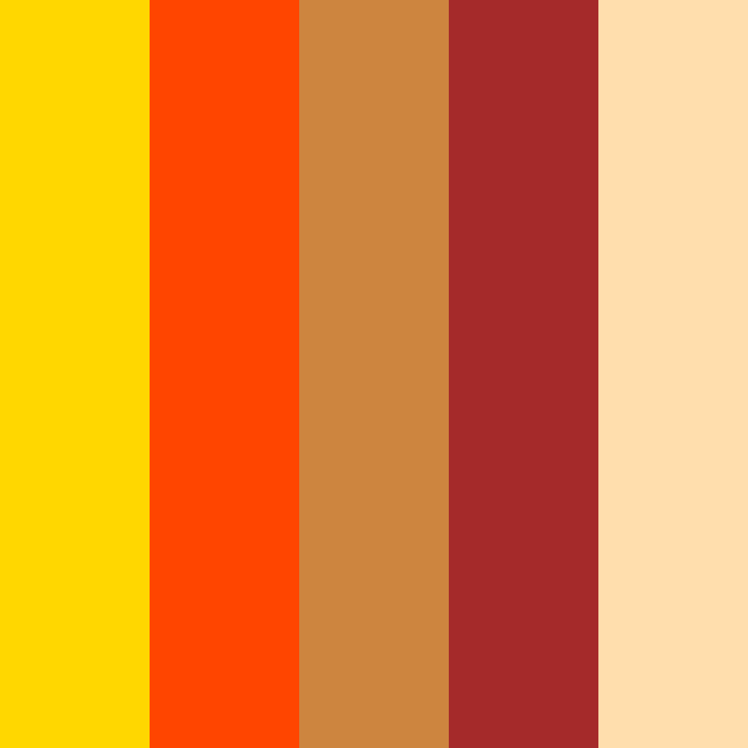 Elegant Coral Fall Crimson Peach Hazel Brown Color Palettes - ColorMagic