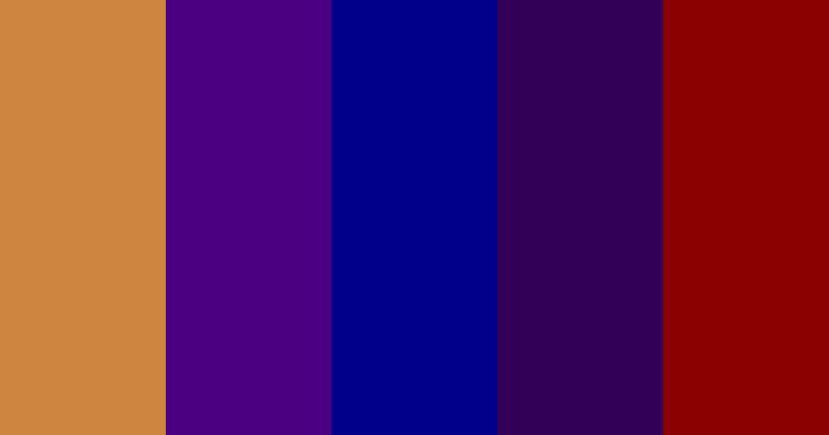 Fall Dark Blue Indigo Wine Color Palettes - ColorMagic