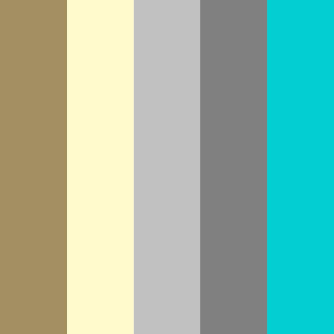 Hazel Light Gray Cat Aqua Color Palettes - ColorMagic