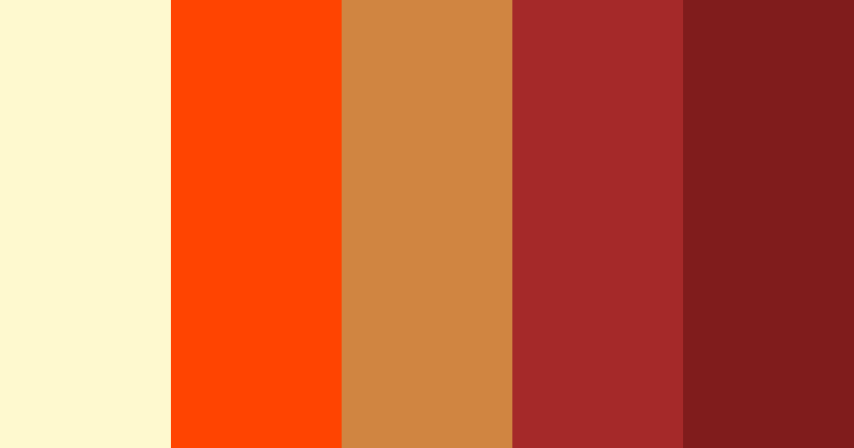 Light Coral Fall Crimson Auburn Tan Indigo Color Palettes - ColorMagic