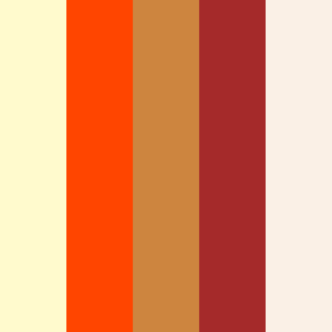Light Coral Fall Crimson Cream Hazel White Color Palettes - ColorMagic