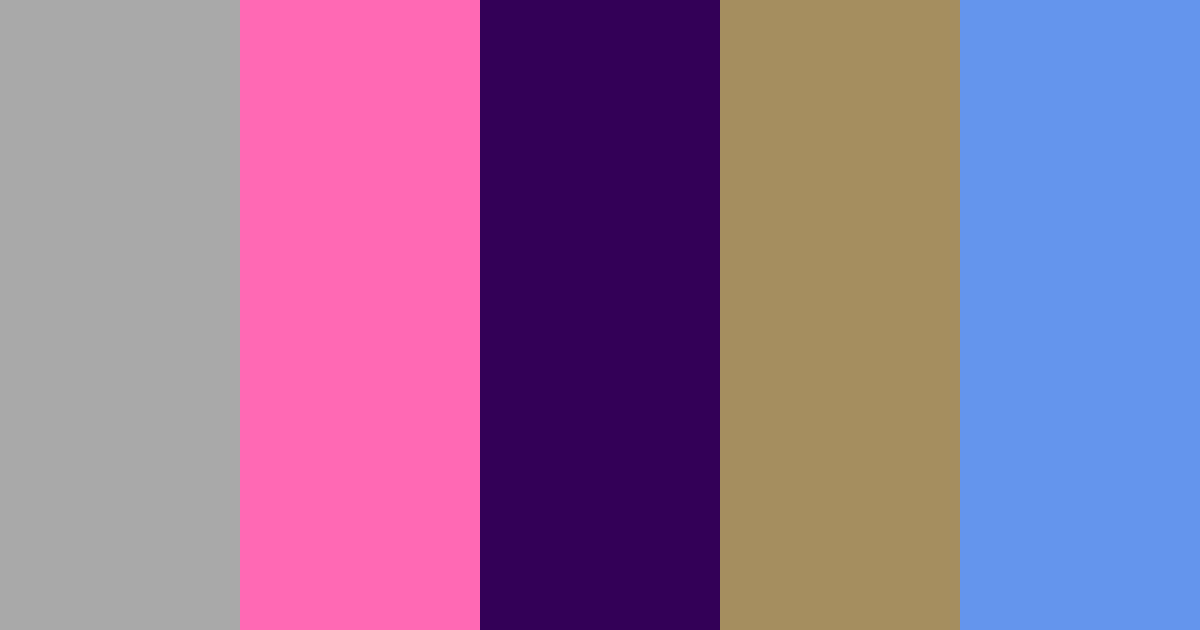 Metal Pink Indigo Hazel Cool Black Color Palettes - ColorMagic