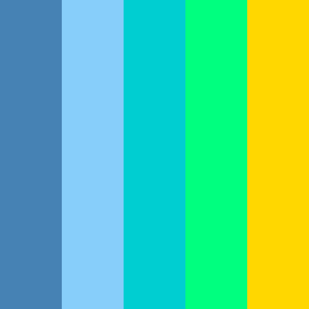 Ocean Spring Color Palettes - ColorMagic