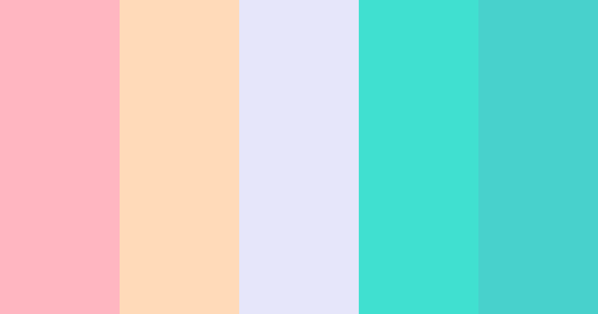 Pastel Turquoise Color Palettes - ColorMagic