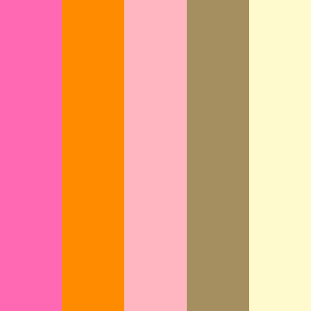 Pink 70s Spring Hazel Light Indigo Amber Color Palettes - ColorMagic