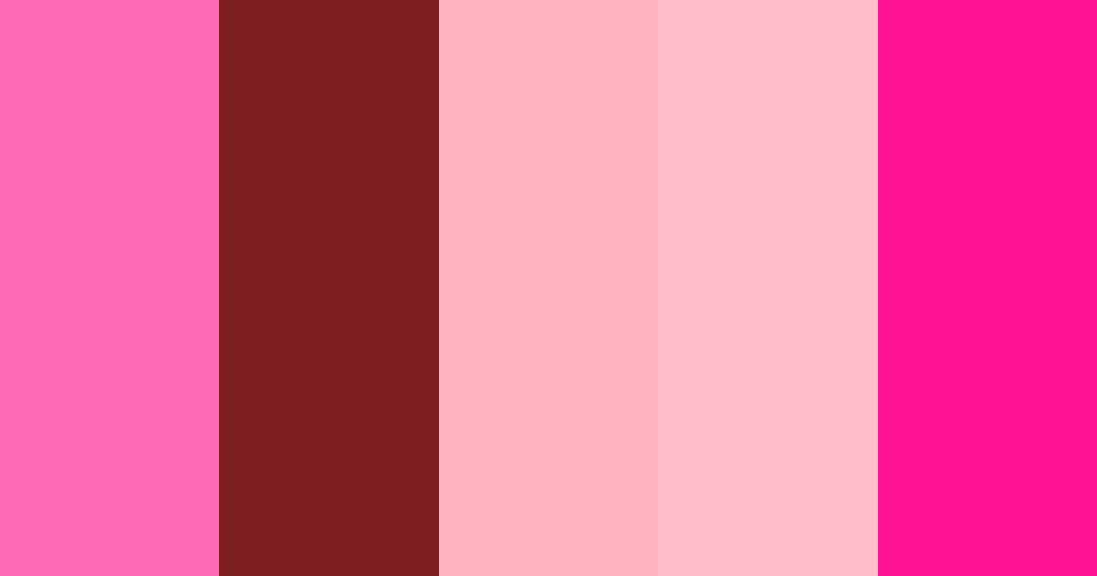 Pink Auburn Spring Color Palettes - ColorMagic