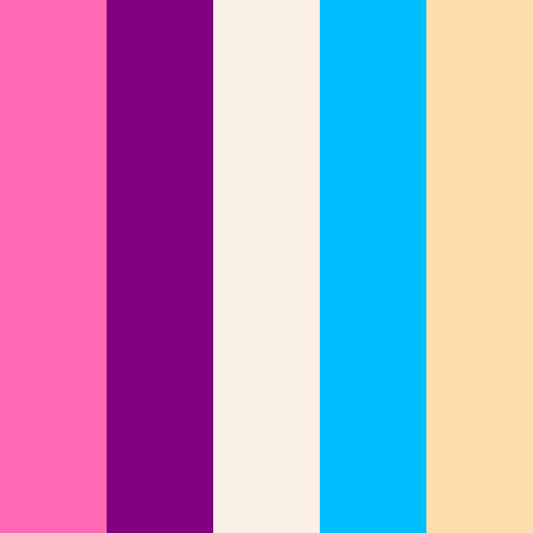 Pink Deep Cream Summer Peach Indigo 80s Color Palettes - ColorMagic