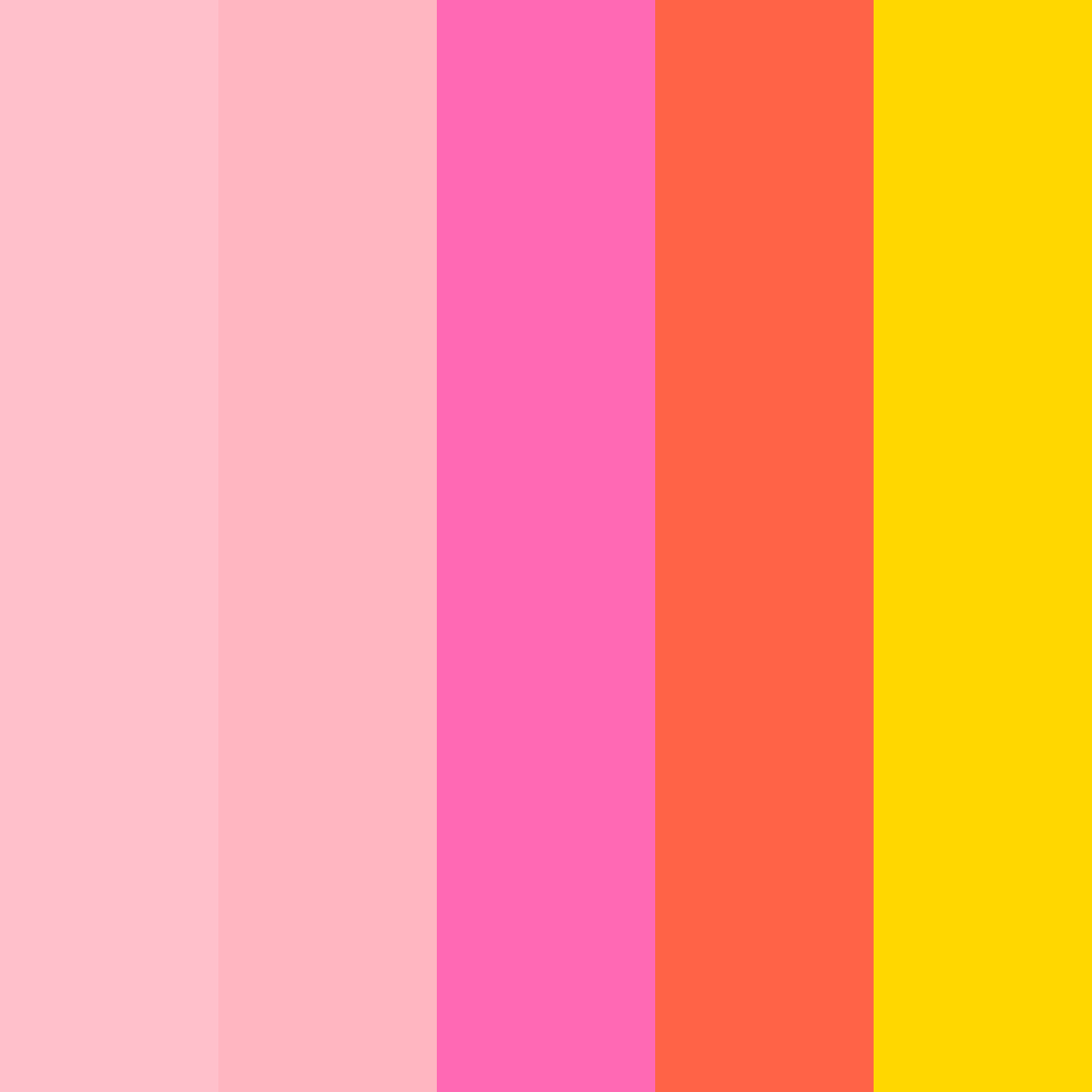 Pink Hawaii Color Palettes - ColorMagic