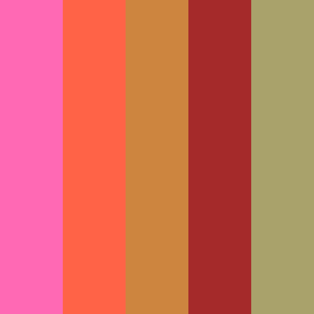 Pink Hippie Fall Crimson Sage Color Palettes - ColorMagic