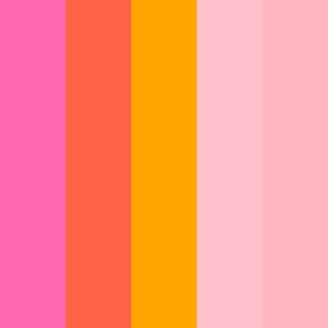 Pink Japanese Bright Color Palettes - ColorMagic