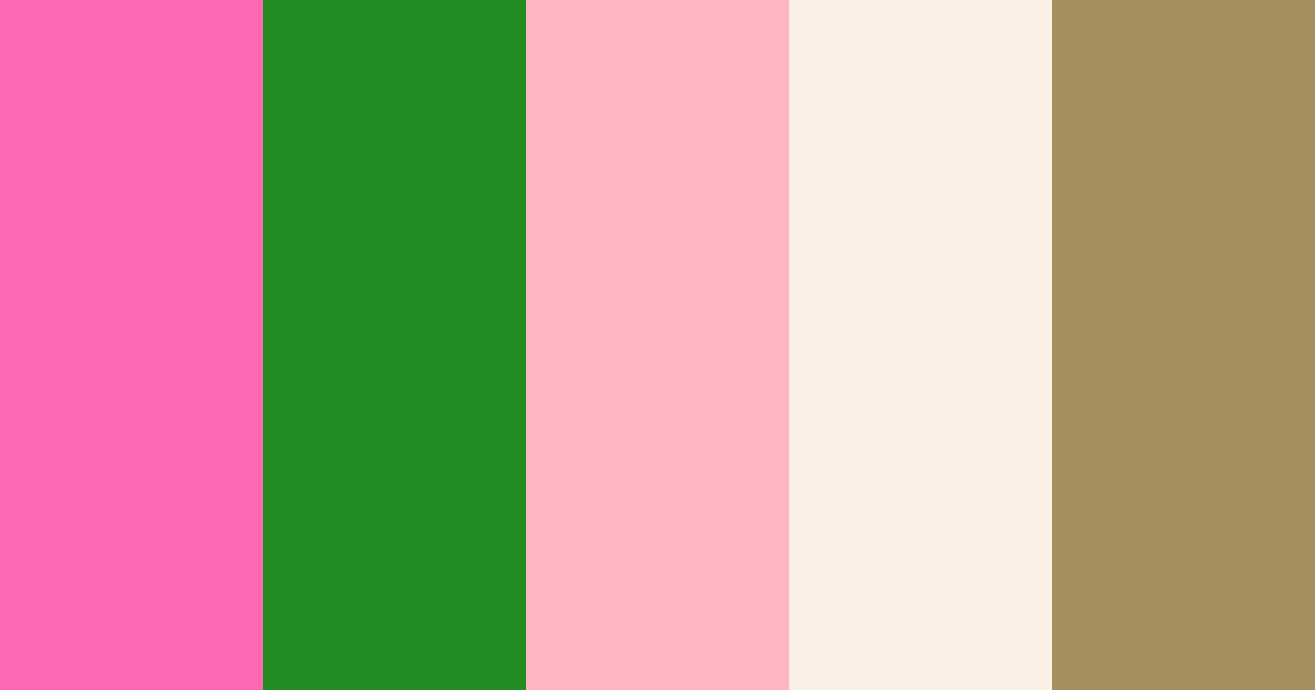 Pink Mountain Spring Cream Hazel Dark Black Color Palettes - ColorMagic