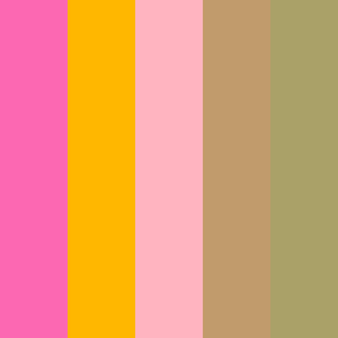Pink Retro Spring Tan Sage Bright Hazel Green Color Palettes - ColorMagic