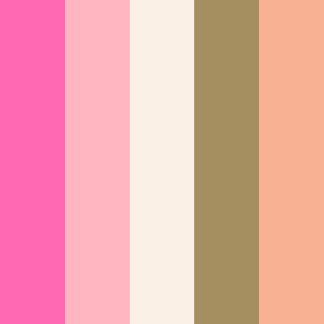Pink Spring Cream Hazel Apricot Japanese Color Palettes - ColorMagic