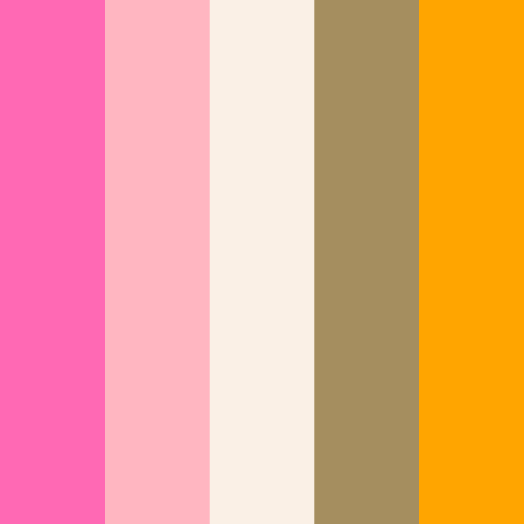 Pink Spring Cream Hazel Bright Indigo Desert Color Palettes - ColorMagic