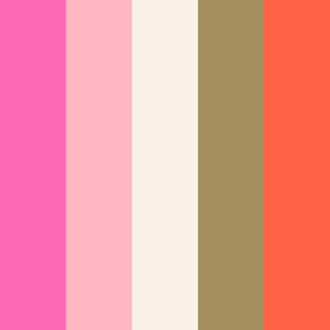 Pink Spring Cream Hazel Hippie Orange Light Lilac Color Palettes ...