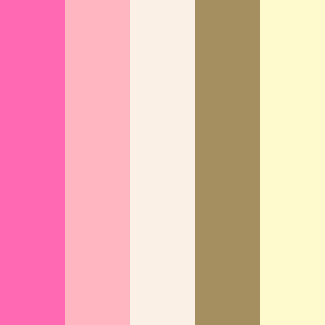 Pink Spring Cream Hazel Light Ocean Peach Color Palettes - ColorMagic
