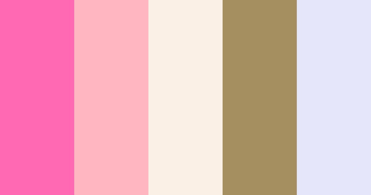 Pink Spring Cream Hazel Pastel Indigo 80s Ivory Color Palettes - ColorMagic