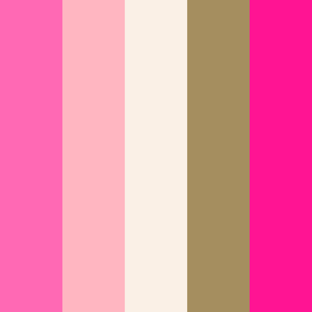 Pink Spring Cream Hazel Psychedelic Brown Color Palettes - ColorMagic
