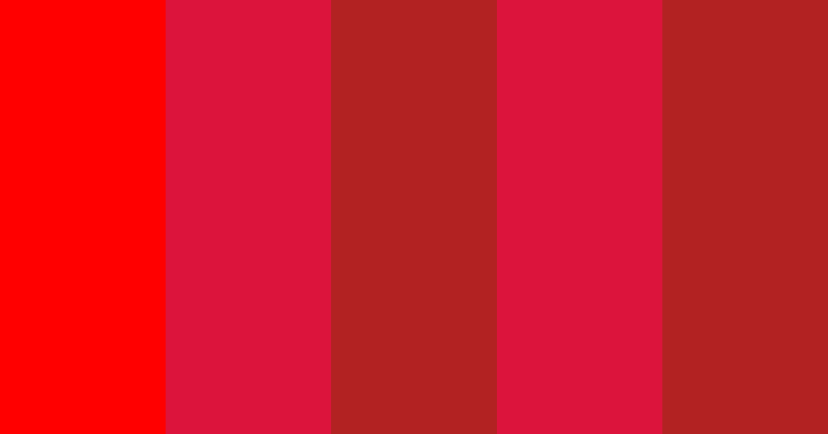 Red Crimson Color Palettes - ColorMagic