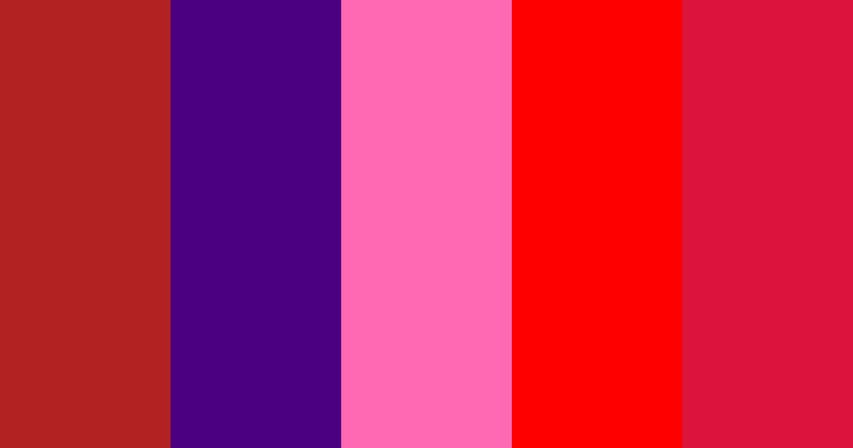 Red Dark Aesthetic Color Palettes - ColorMagic