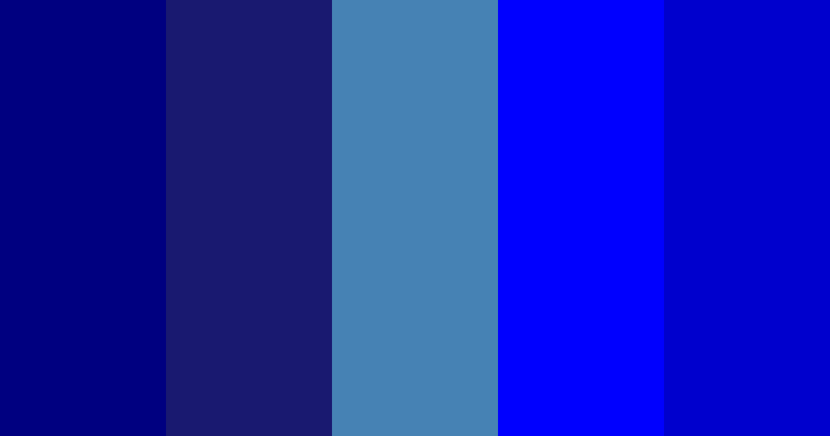 Space Blue Color Palettes - ColorMagic