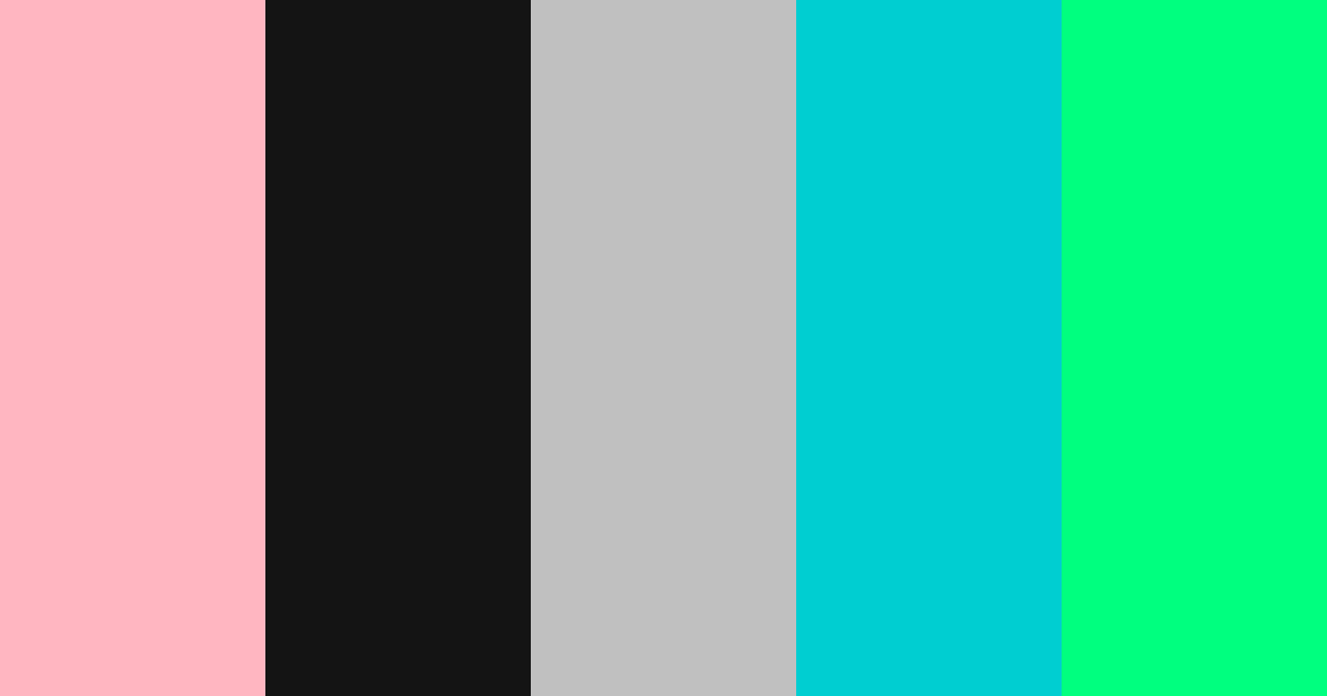 Spring Black Neutral Aqua Color Palettes - ColorMagic