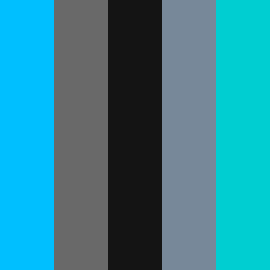 Summer Modern Black Muted Aqua Rainbow Hazel Purple Color Palettes ...