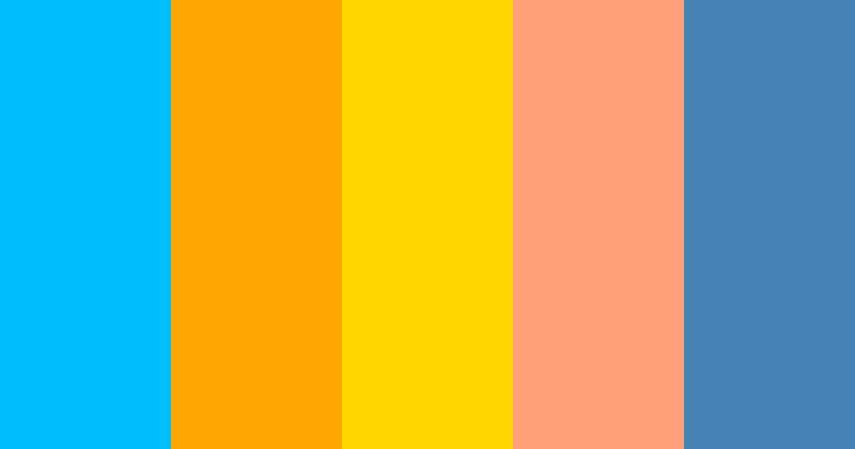Summer Sun Sunset Color Palettes - ColorMagic