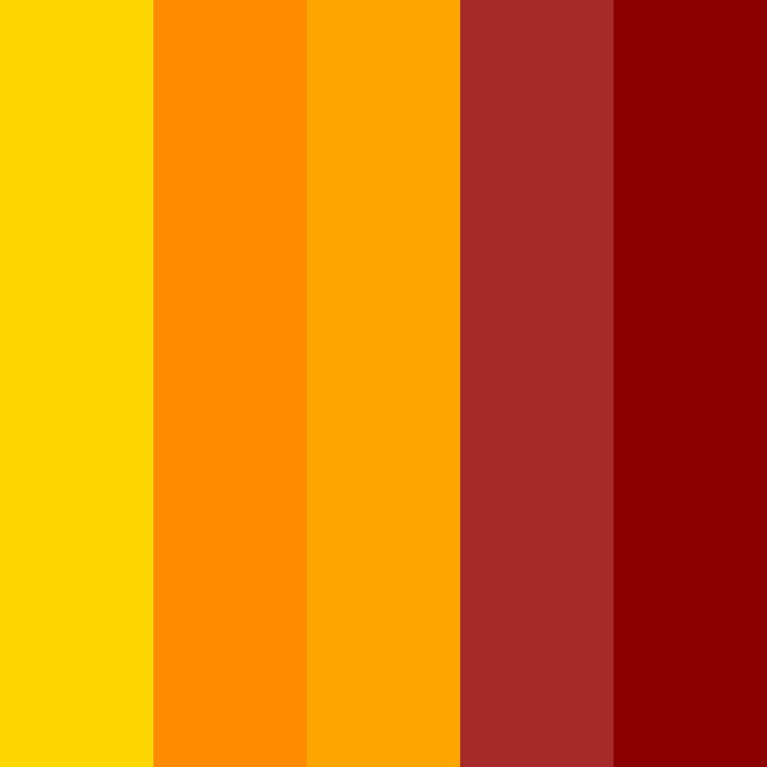 Sun Auburn Color Palettes - ColorMagic