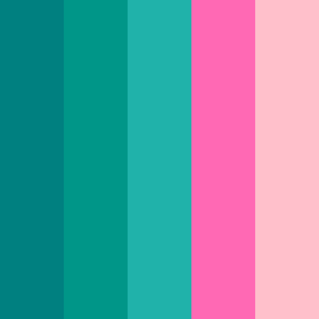 Teal Flower Color Palettes - ColorMagic