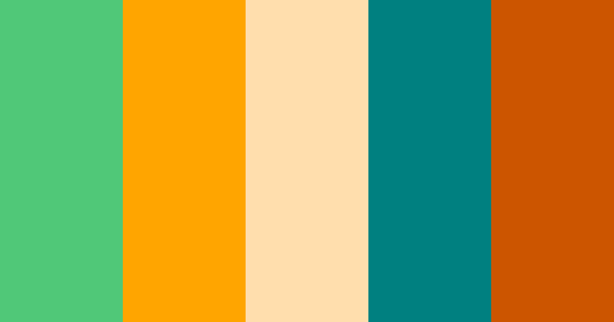 Tropical Yellow Peach Color Palettes - ColorMagic