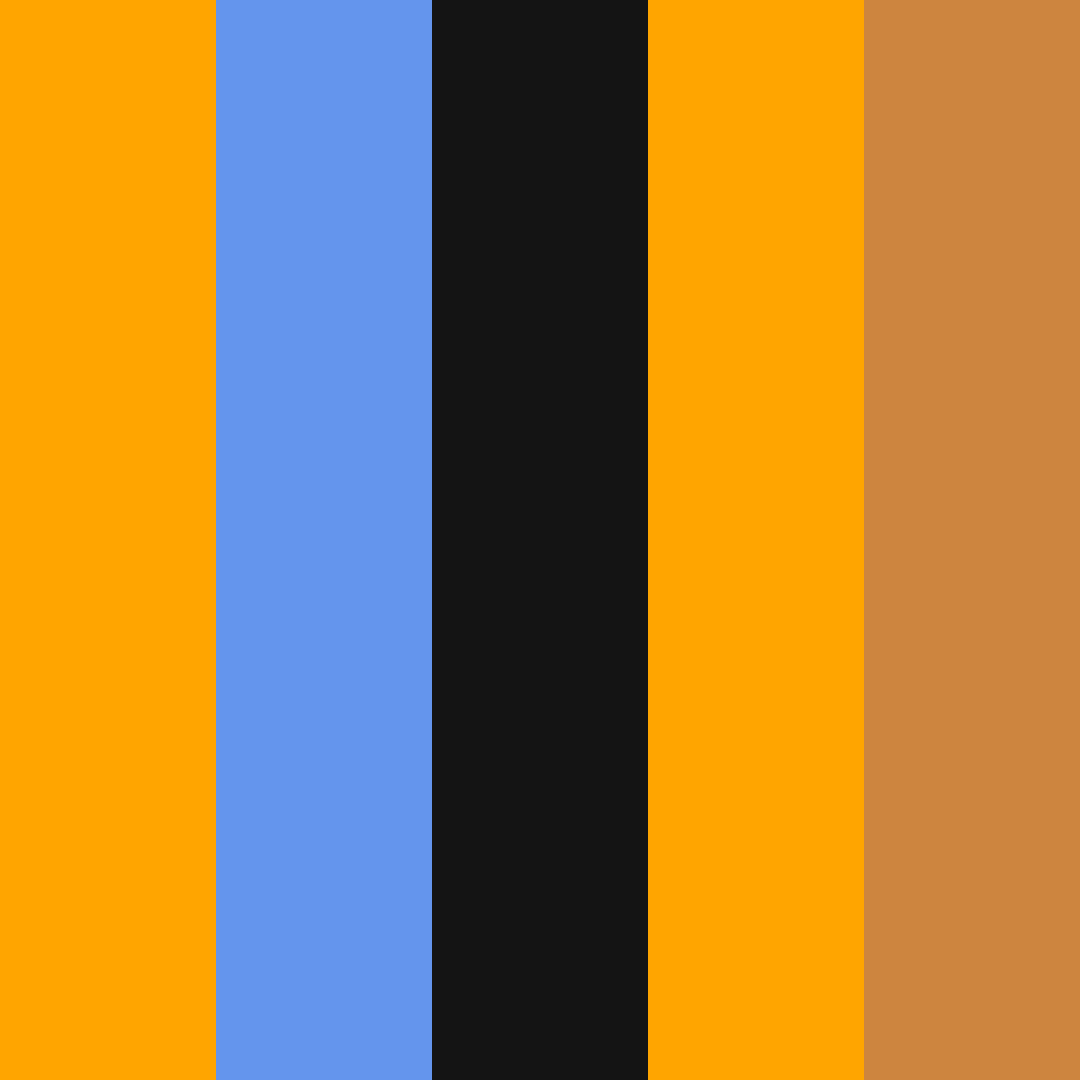 Yellow Cool Black Sun Fall Blue Color Palettes - ColorMagic